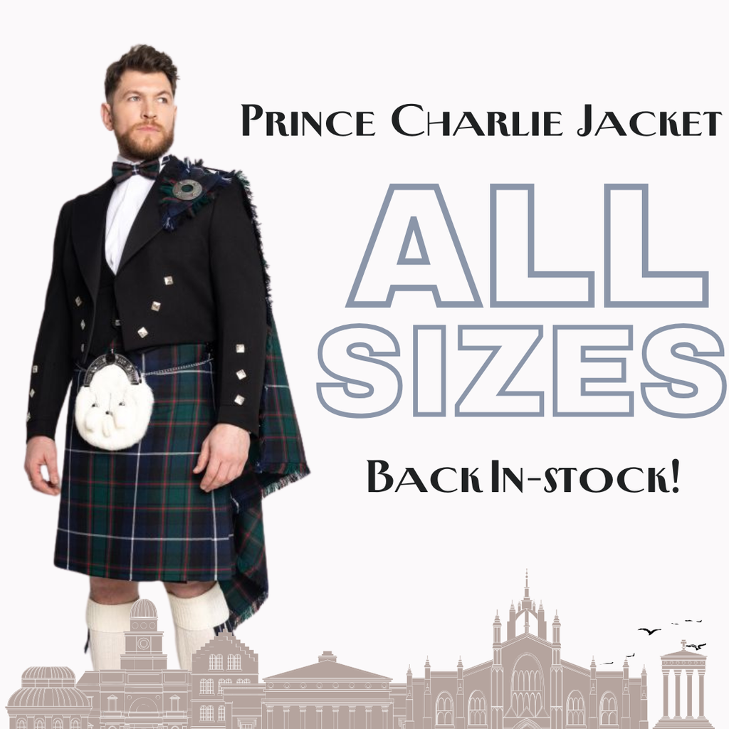 Prince Charlie Jacket and Waistcoat Set is Back In-stock! | Scotland ...