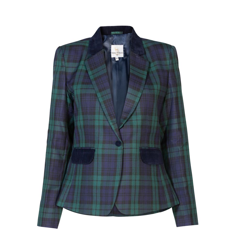 Women's Tartan Short Jacket - Black Watch | Scotland Kilt Co