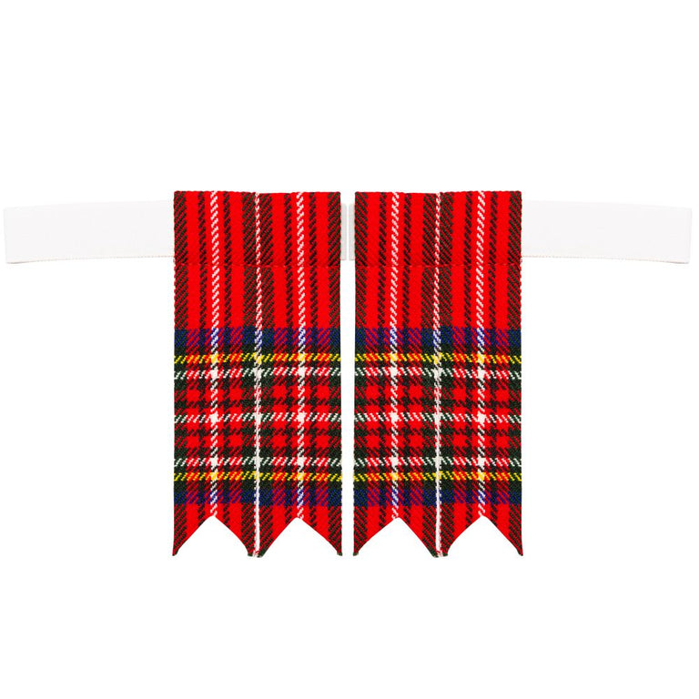 Acrylic Tartan Flashes - Royal Stewart | Scotland Kilt Co