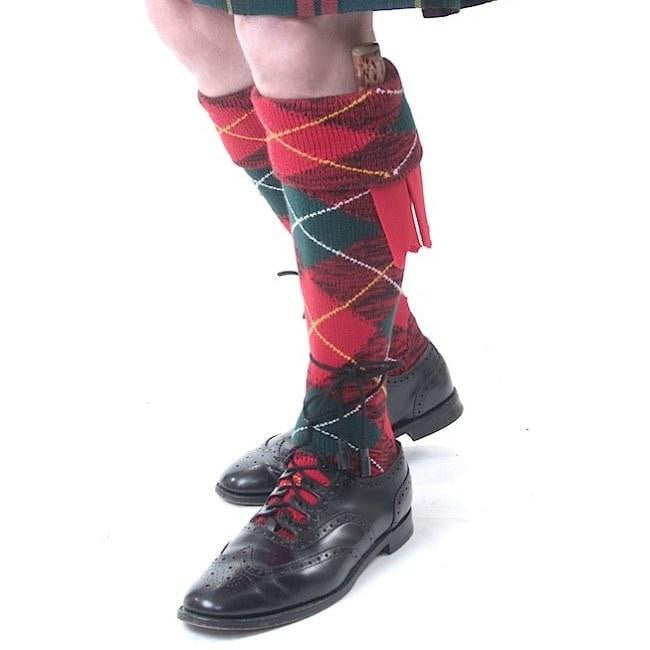 Luxury Kilt Hose - Clansman Full Argyle - Royal Scott | Scotland Kilt Co