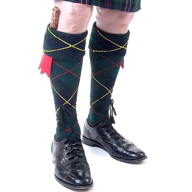 Luxury Kilt Hose - Clansman Full Argyle - Hunting Scott | Scotland Kilt Co