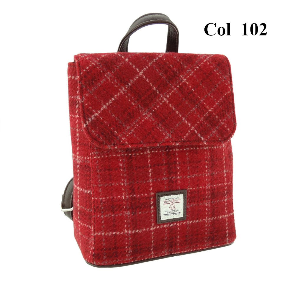 Harris Tweed Mini Backpack - Tummel | Scotland Kilt Co