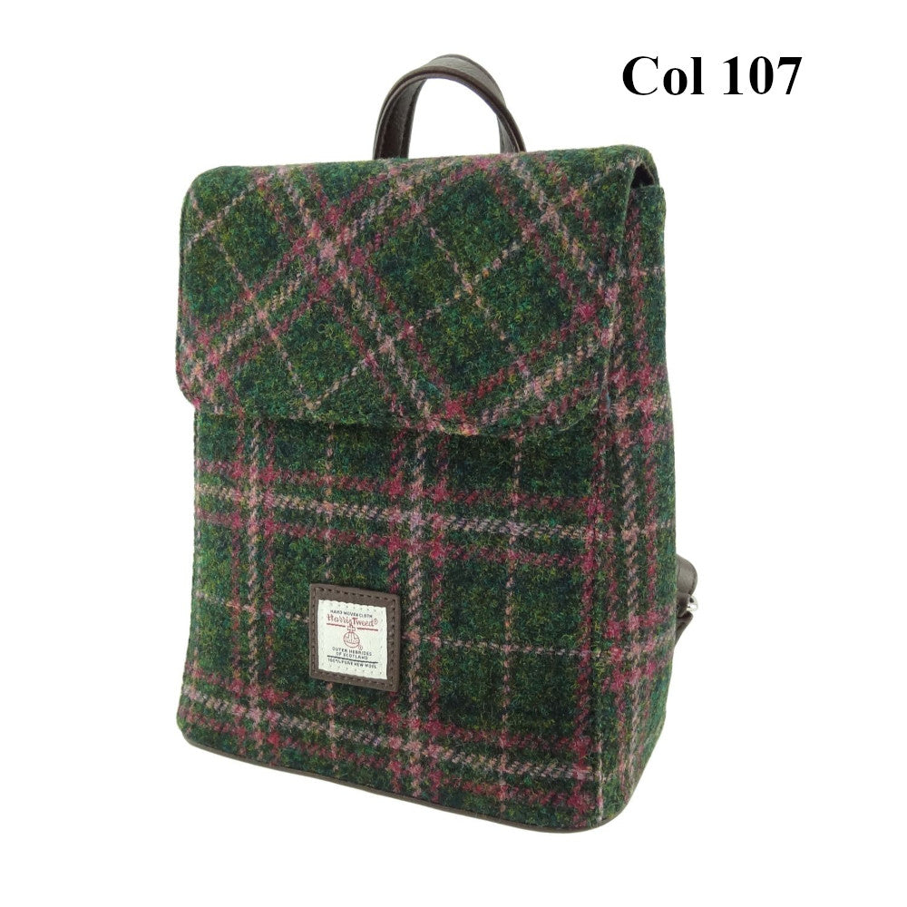 Harris Tweed Mini Backpack - Tummel | Scotland Kilt Co