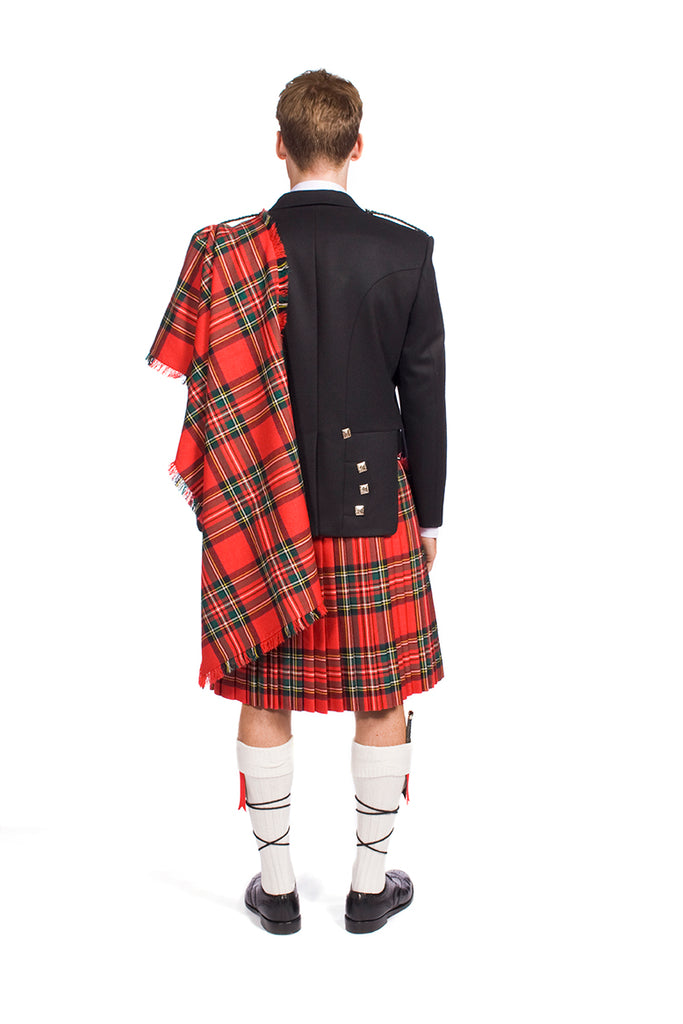 The Clansman Prince Charlie Jacket Full Dress Clan Crested Heavyweight ...