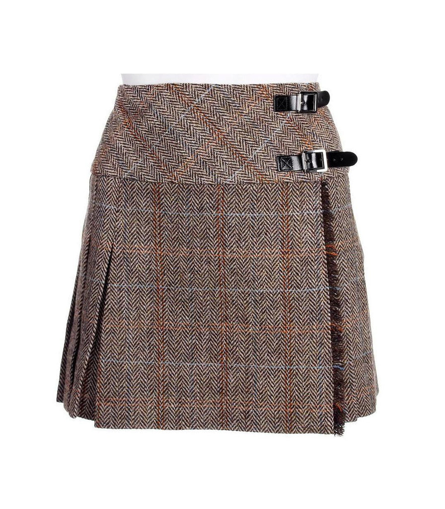 Women's Tweed Stacey Style Kilt - Made to Order | Scotland Kilt Co