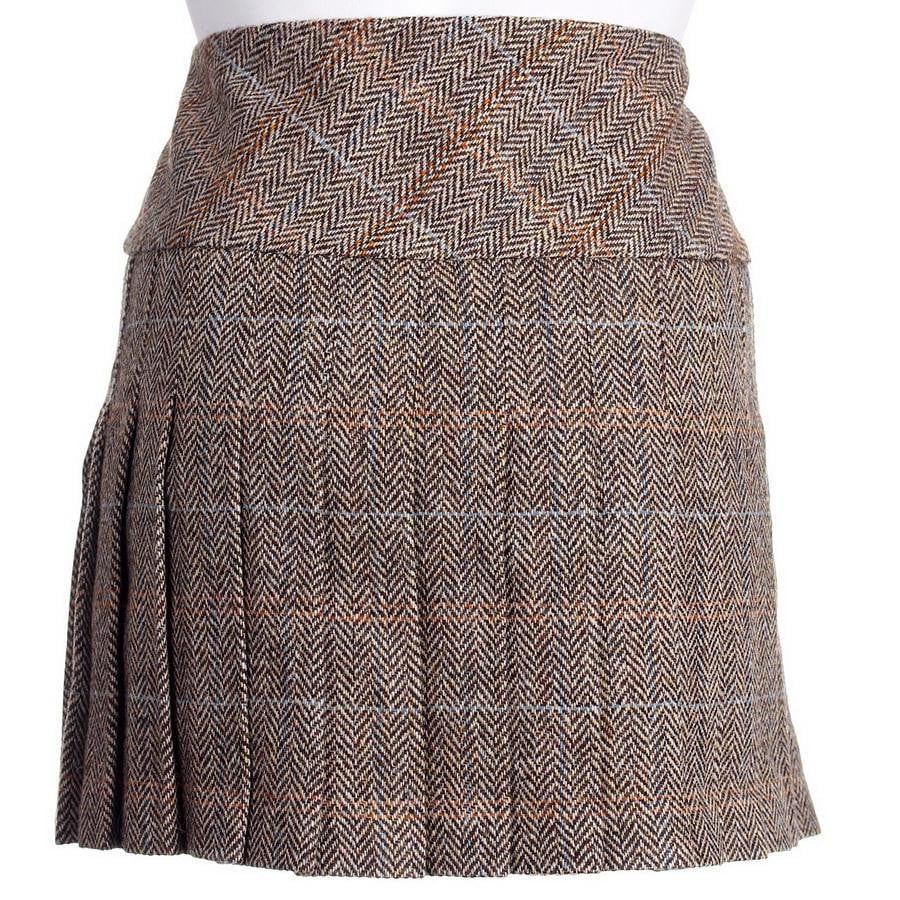 Women's Tweed Stacey Style Kilt - Made to Order | Scotland Kilt Co