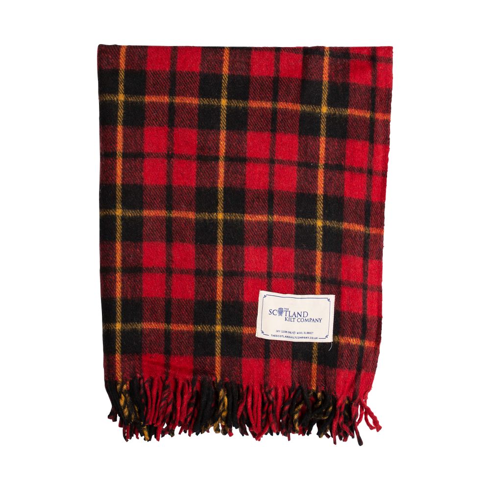 Scottish 100% Wool Tartan Rug/ Throw Blanket - Wallace | Scotland Kilt Co