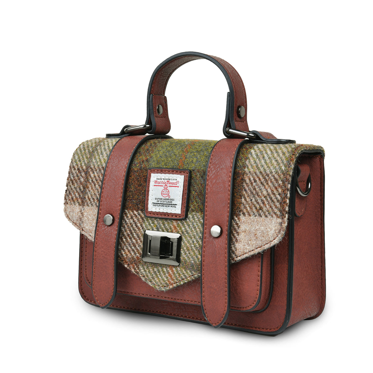 Islander® Mini Satchel with Harris Tweed® | Scotland Kilt Co