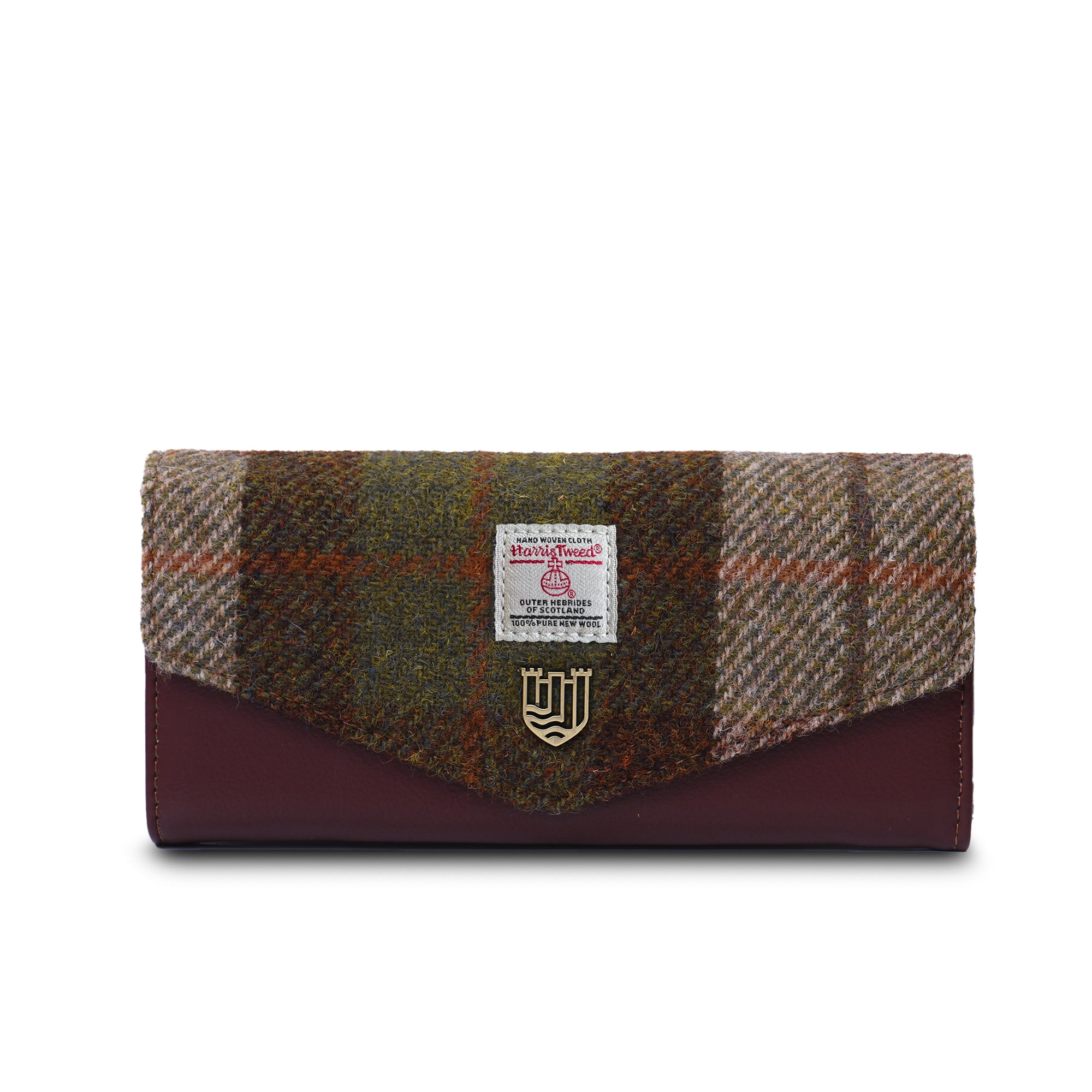 Islander® Large Clasp Purse with Harris Tweed® | Scotland Kilt Co